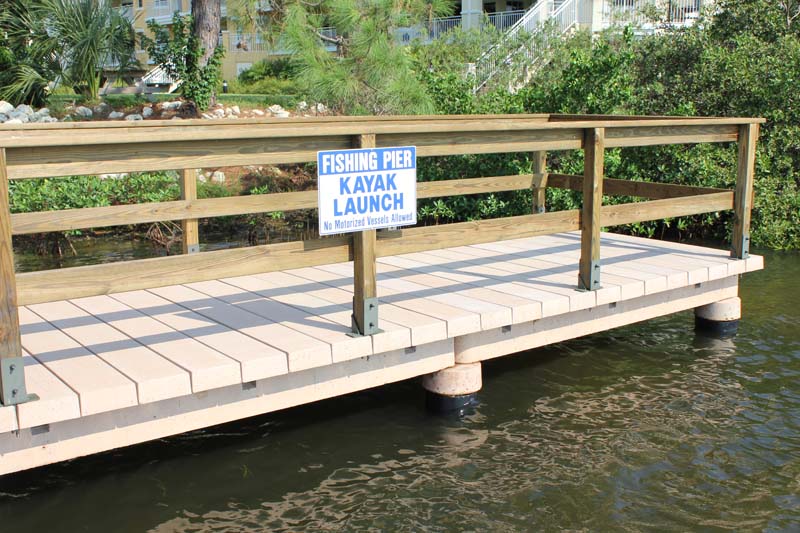 Using Timber Foundations with a Concrete Boardwalk System